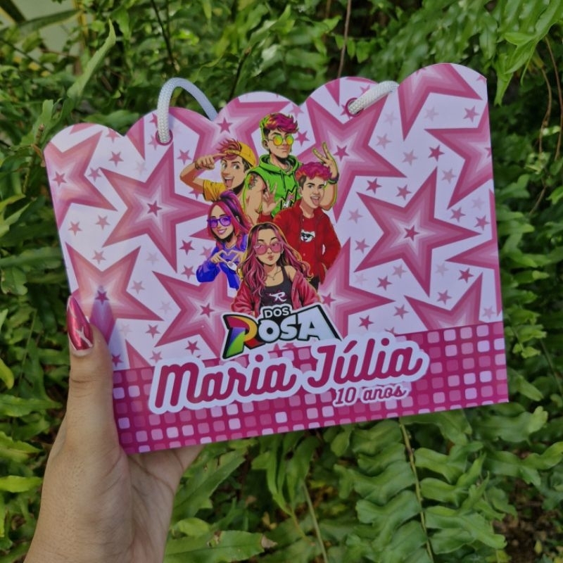 Sacolinha PEGUE E MONTE Personalizadas Clube Dos Rosa | Emily Vick ...