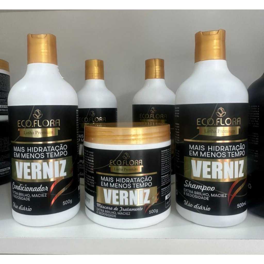 Kit Capilar Brilho de Verniz Eco. Flora | Shopee Brasil