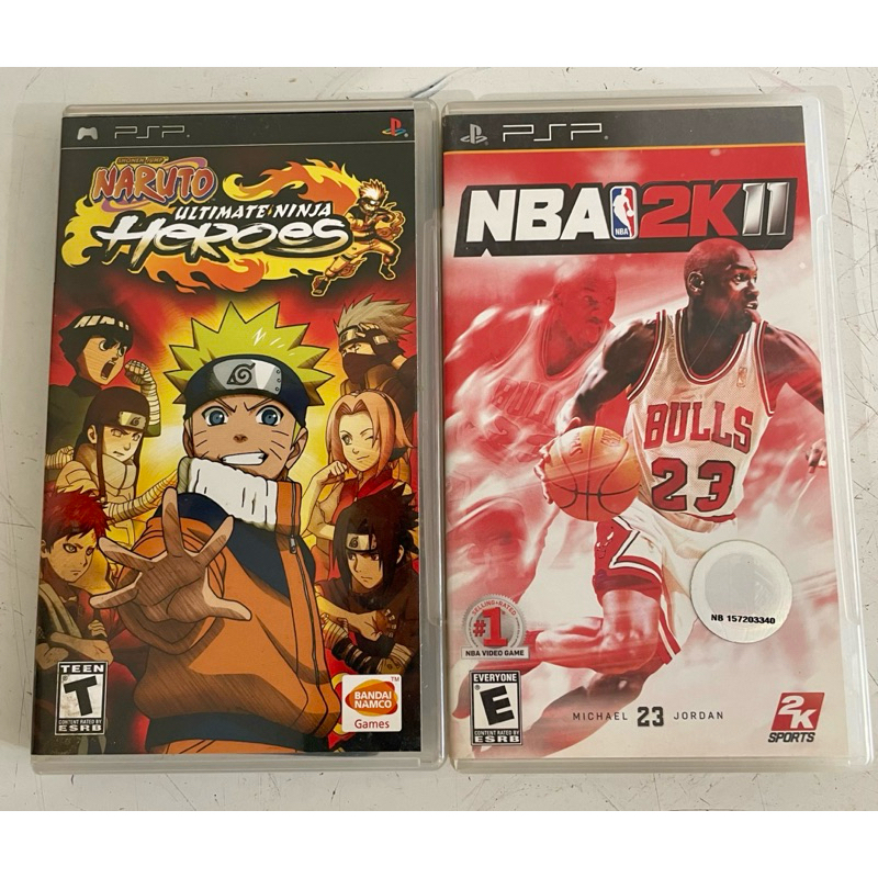 PSP jogos Naruto ultimato ninja Heroes e Nba 2k11 | Shopee Brasil