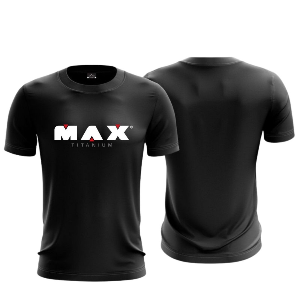 Camisa Dry Fit Masculina - MAX TITANIUM,Academia, Corrida, CrossFit ...