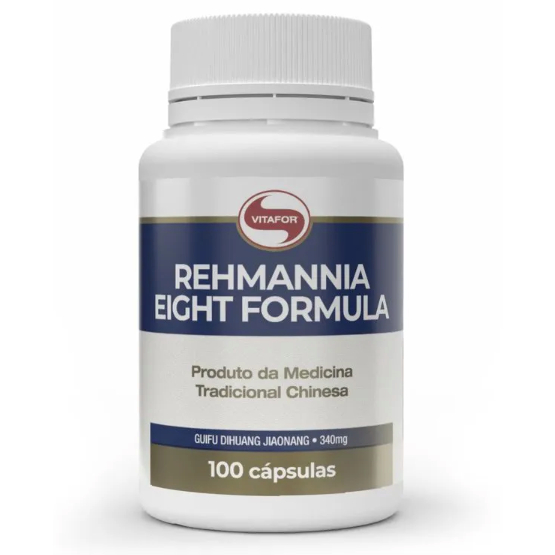 Rehmannia Eight Fórmula (Gui Fu Di Huang Wan) - 100 cápsulas - Vitafor ...