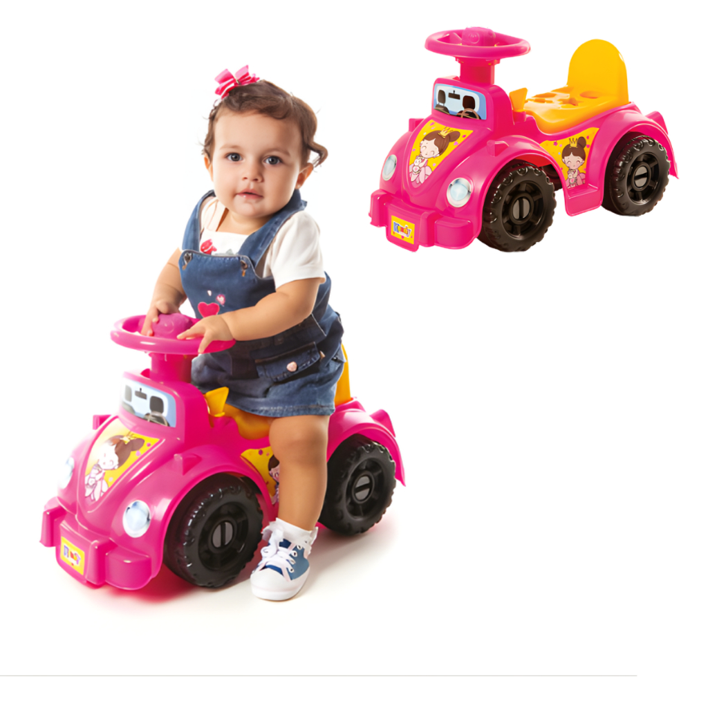 Totoka Ketokinha Infantil Motoca Bebe Totokinha Rosa Princesa Kendy ...