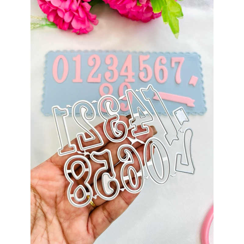 Faca Faquinha Corte Eva e Papel Scrapbook Números 3,5cm | Shopee Brasil