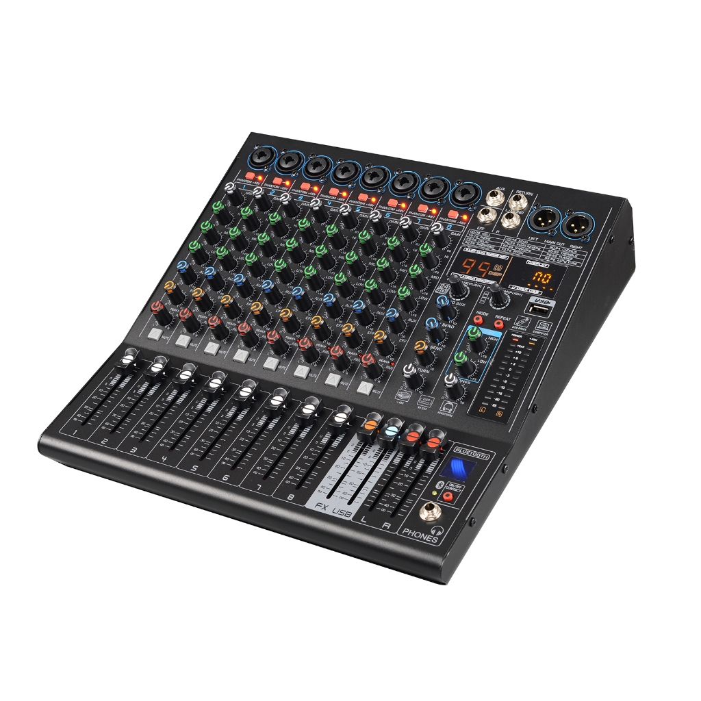 Mesa De Som GOCHANMI NX800 Mixer Profissional 8 Canais 99dsp 127/220v ...