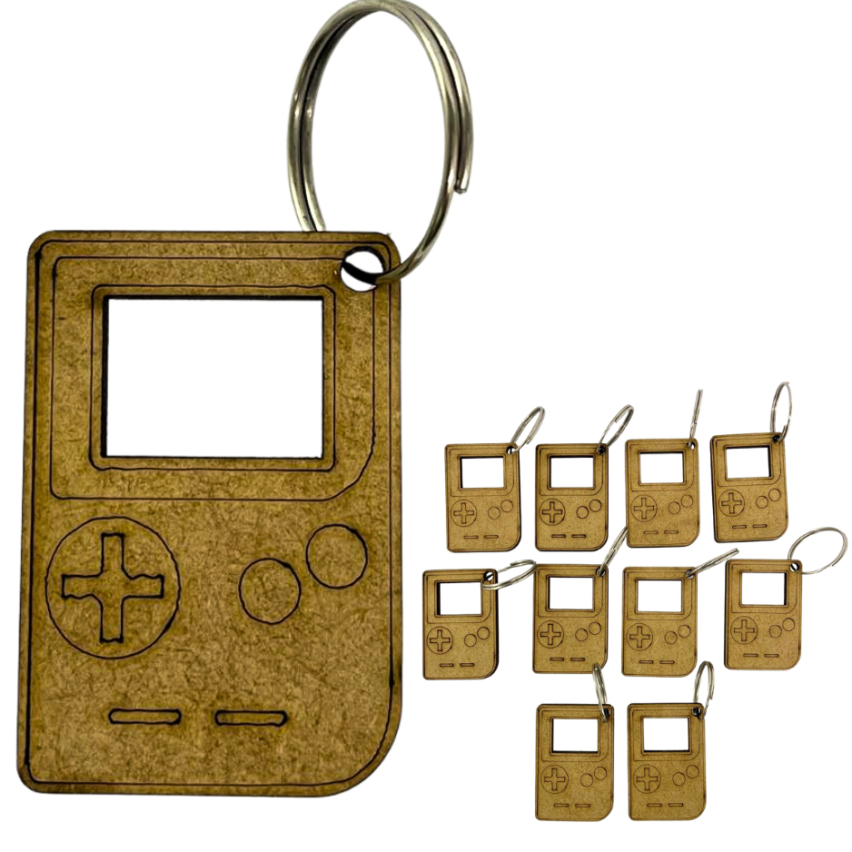 10 Chaveiros De Vídeo Game MDF 3mm com Argola Vídeo Game Retro ...