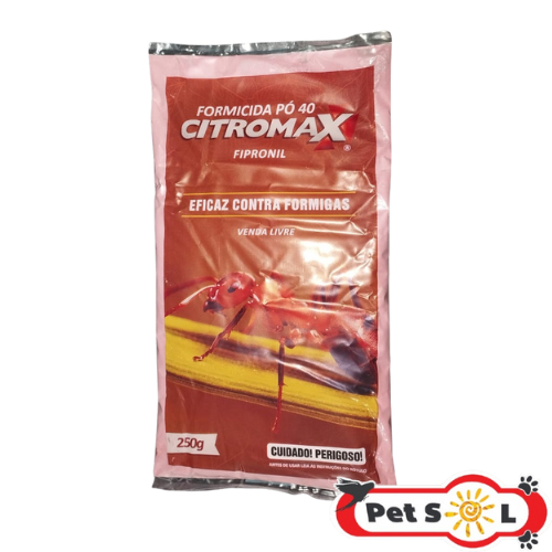 FORMICIDA PO 40 ROSA CITROMAX 1 Pacote de 250gr | Shopee Brasil