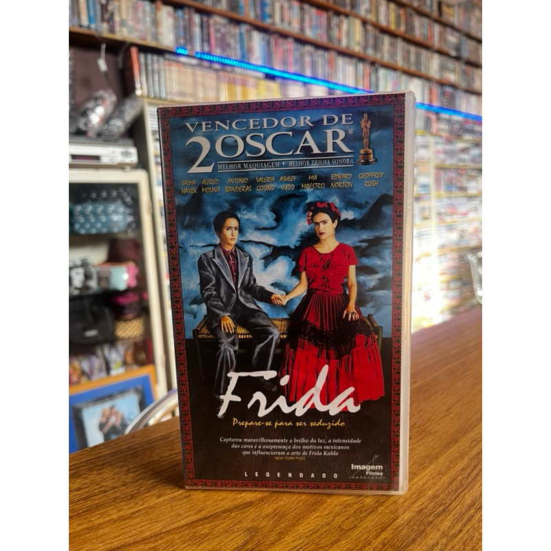 VHS “Frida” - Salma Hayek, Antonio Banderas, legendado | Shopee Brasil