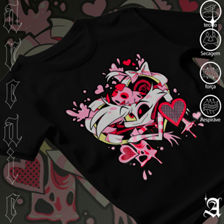 Camiseta Basica Algodao Angel Dust Anthony Spider Inferno Hazbin Hotel ...