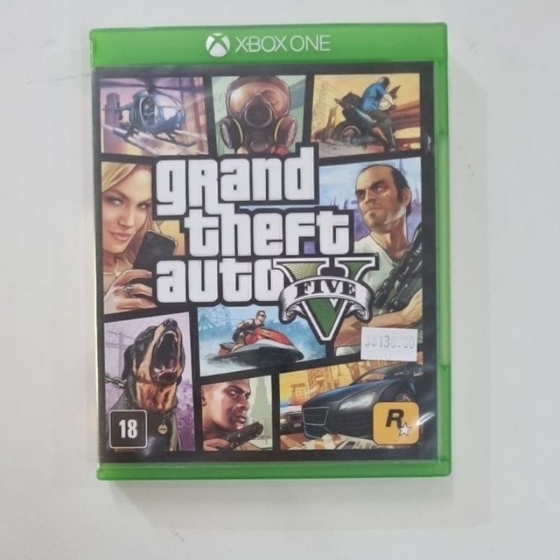 gta 5 xbox one midia fisica original com mapa | Shopee Brasil