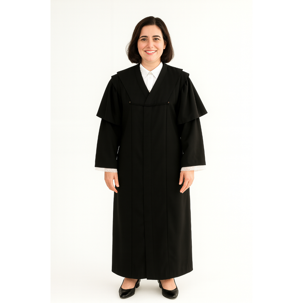 Toga e Beca para Advogados e Promotores – Uso em Sessões de Tribunal ...