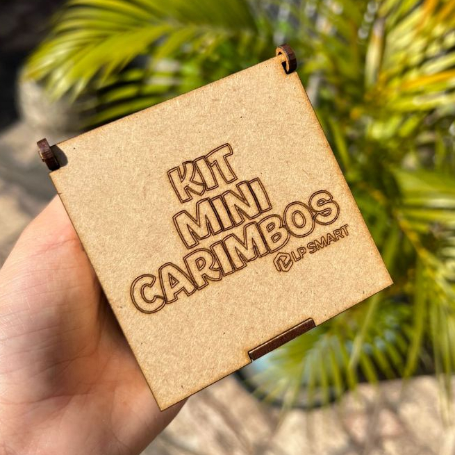 Kit 9 Mini Carimbos Pedagógicos Artesanais Flork Bento Meme + Caixa MDF ...