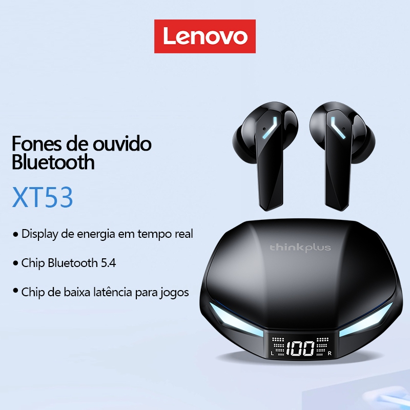 Lenovo XT53/GM2 Versão Atualizada ORIGINAL Fone De Ouvido Bluetooth 5.4 ...