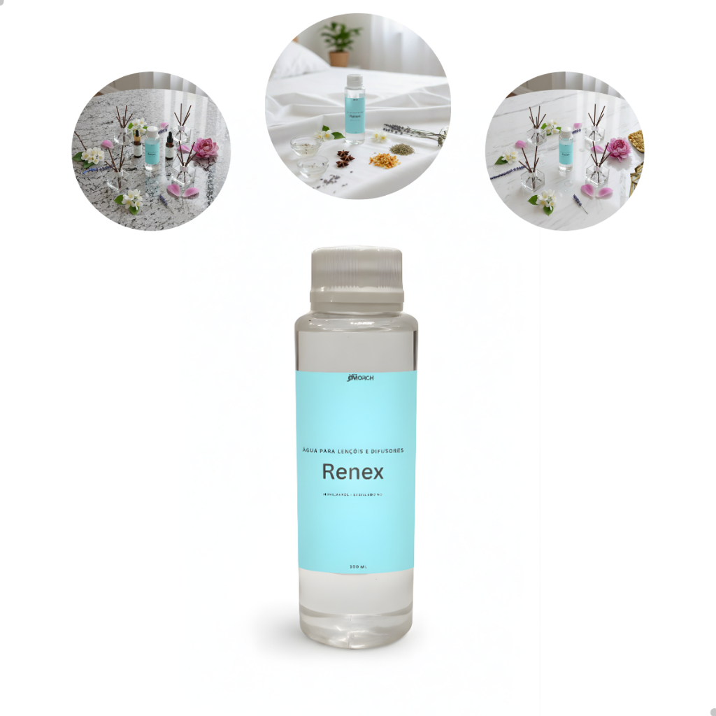 Renex Base Para Fazer Aromatizante Água Perfumada 100ml Solubilizante ...