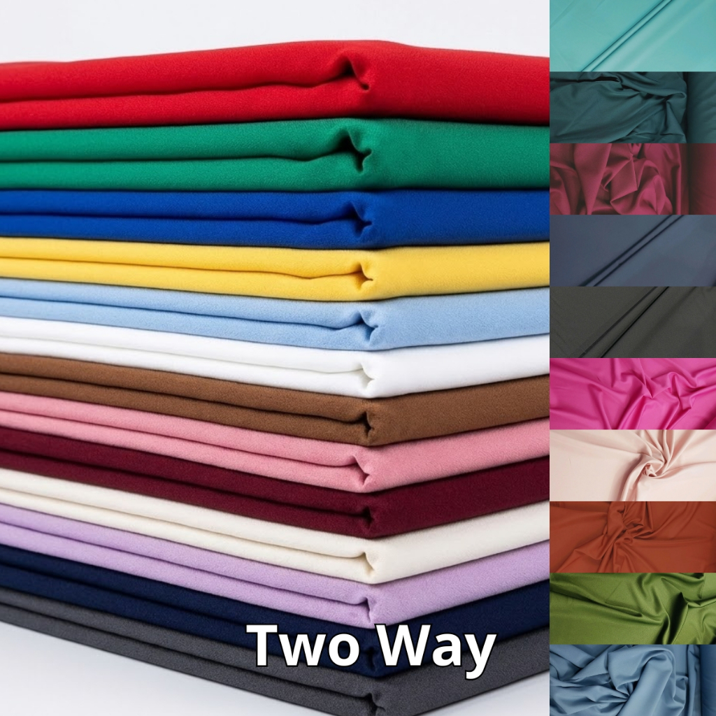 Tecido Two Way Liso por metro | Shopee Brasil