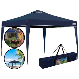 Gazebo 3x3m Sanfonado Mor Tenda Oxford Proteção UV X-Flex Azul ...
