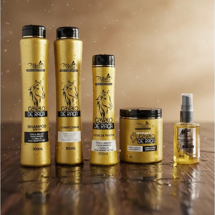 1 Kit Tratamento Capilar Completo Profissional Cavalo de Raça: Para ...