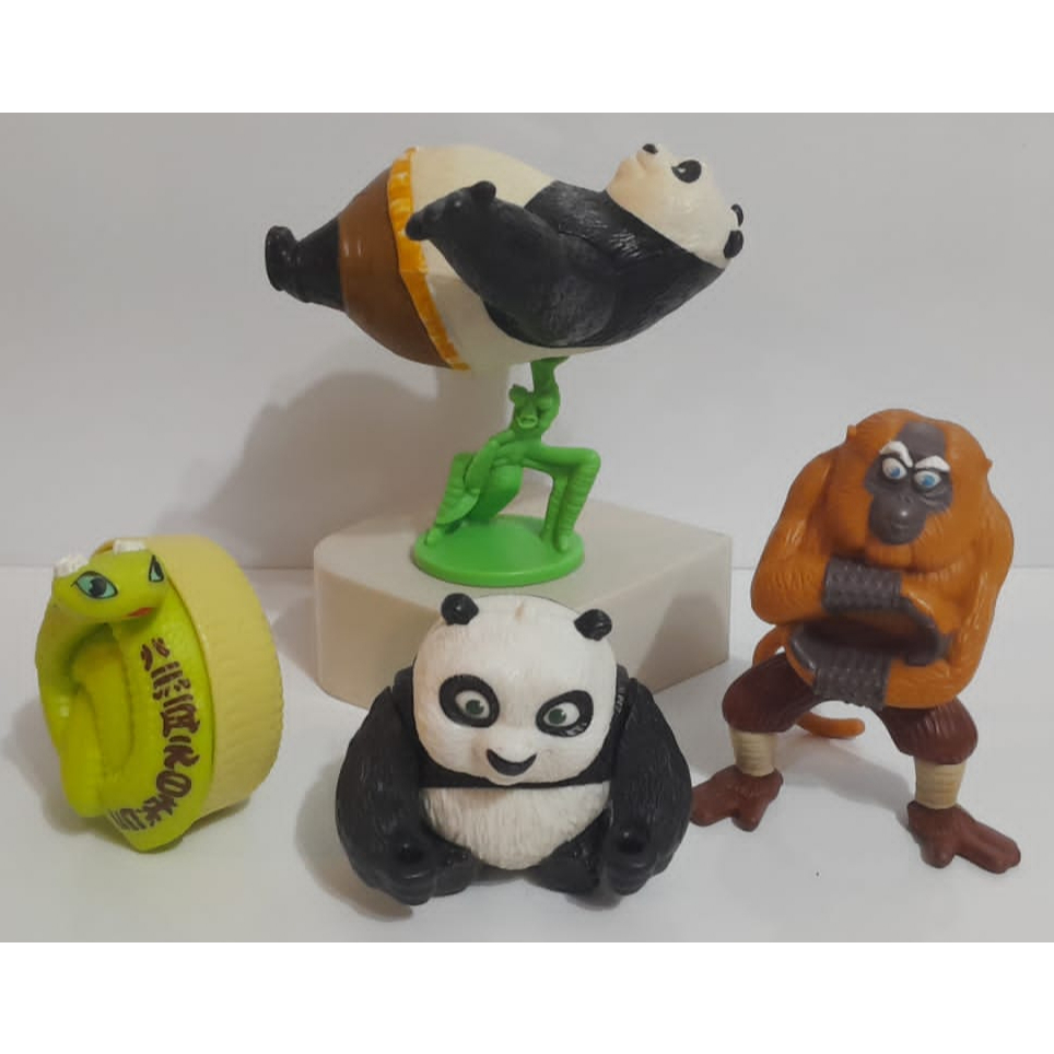 Bonecos dos Personagens da Coleção Kung Fu Panda 2 - McDonald's - 2011 ...