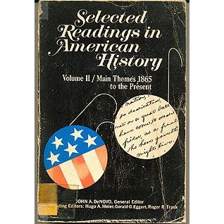 Livro - Selected Readings in American History (em Inglês) - Vol. II ...