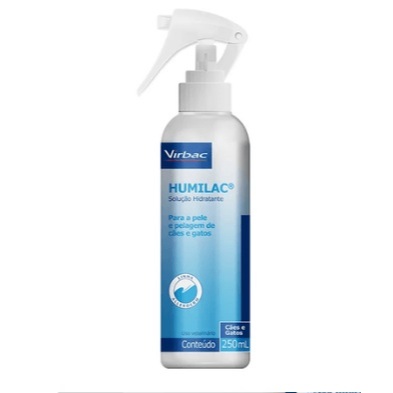 Humilac solução hidratante para cães e gatos 250ml virbac | Shopee Brasil