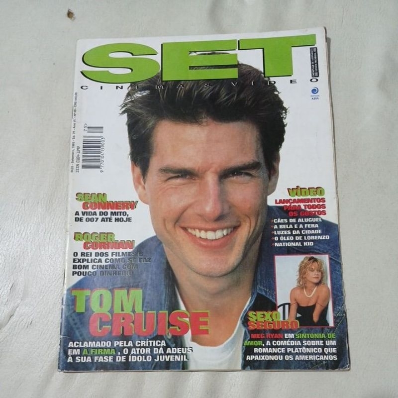 revista set tom Cruise meg ryan Sean connery Roger corman tom Hanks ...