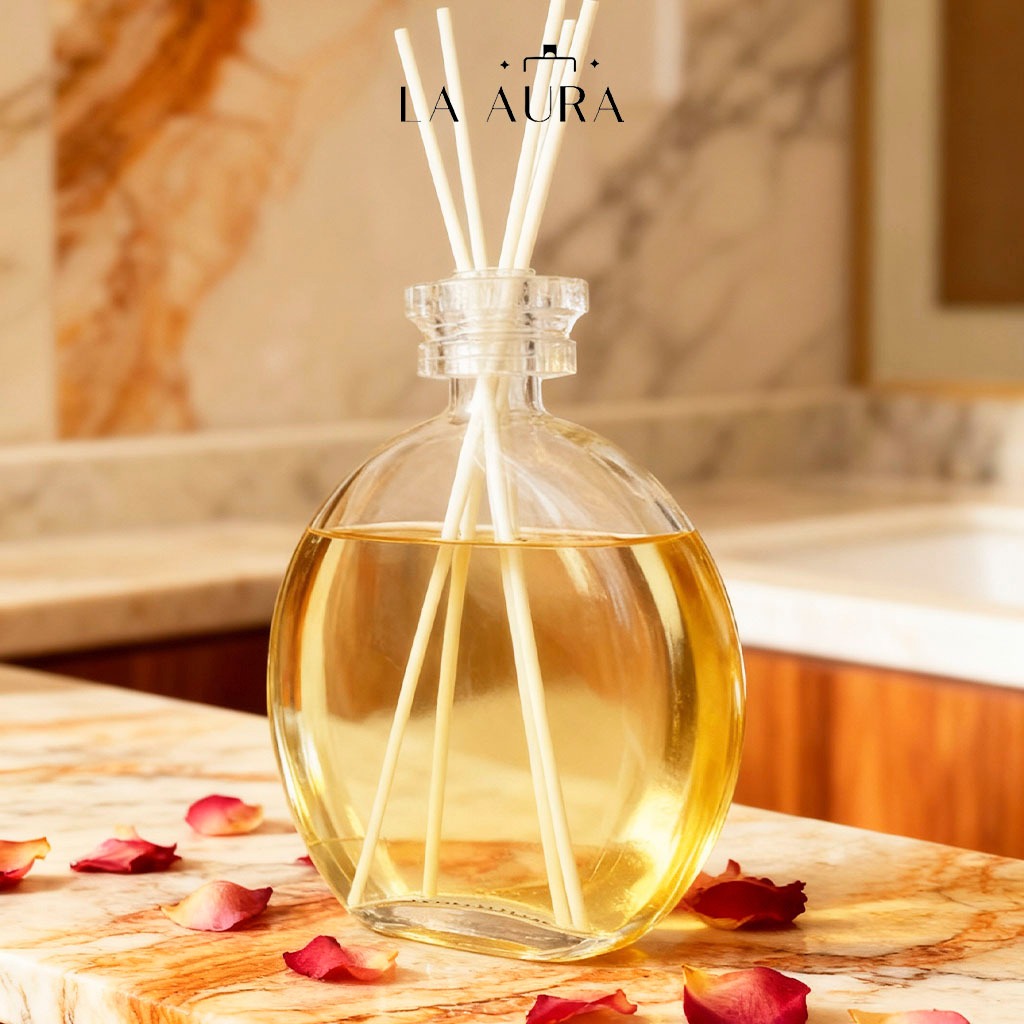 Aromatizador Difusor de Ambientes Grande Oval Com Vareta 550ml ...