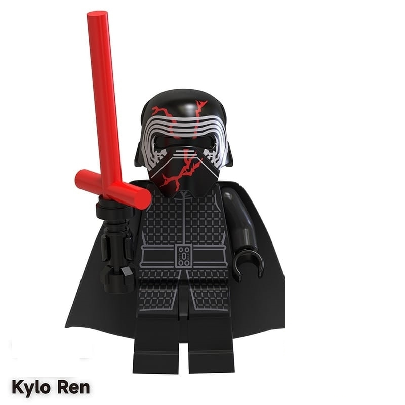 Kylo Ren Ben Solo minifigure miniatura de Star Wars Han Luke Leia Chew ...