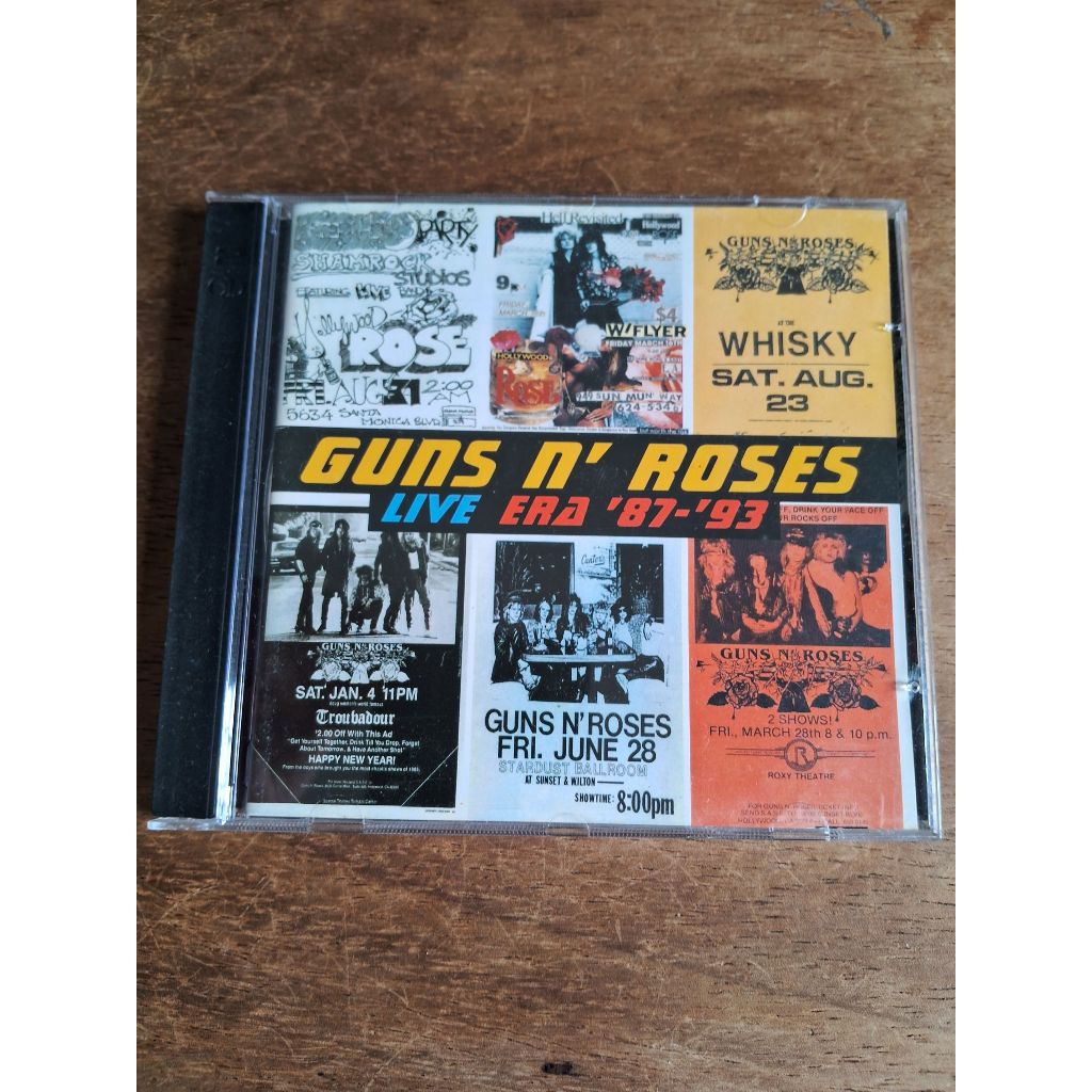 Cd duplo Guns n Roses Live era 87-93 | Shopee Brasil