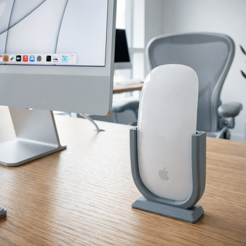 Suporte para Mouse Apple Magic Mouse Pc | Organizador de Mesa Impresso ...
