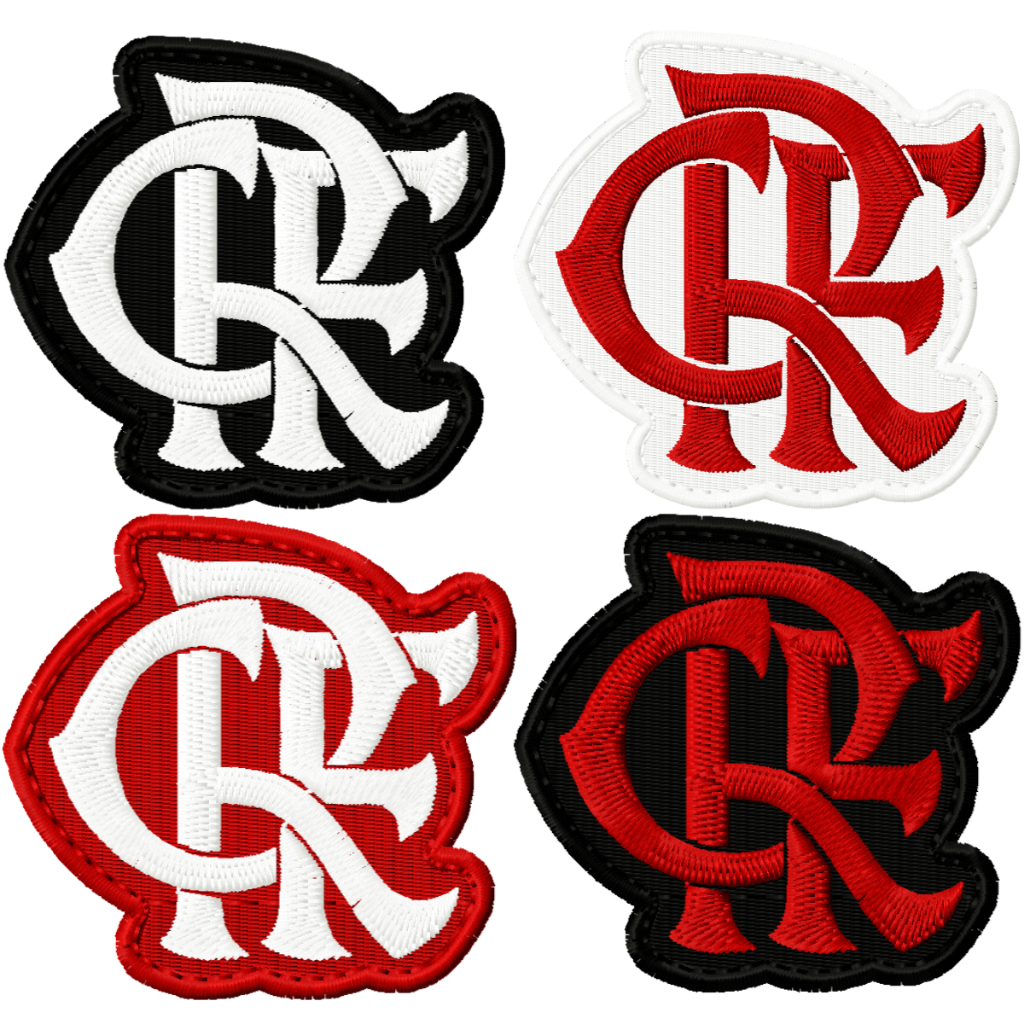 Patche Bordado CRF Flamengo (7,4x7cm) - Diversas Cores | Shopee Brasil