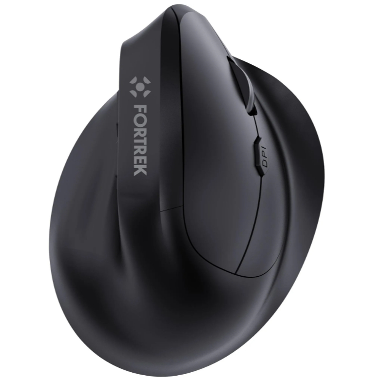 Mouse Vertical Sem Fio Ergonômico Fortrek MERG15 Preto | Shopee Brasil