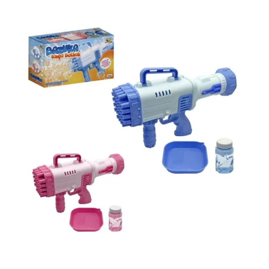 Lanca-água Bazuca Lanca Bolha 32 Furos Diversão Criança | Shopee Brasil