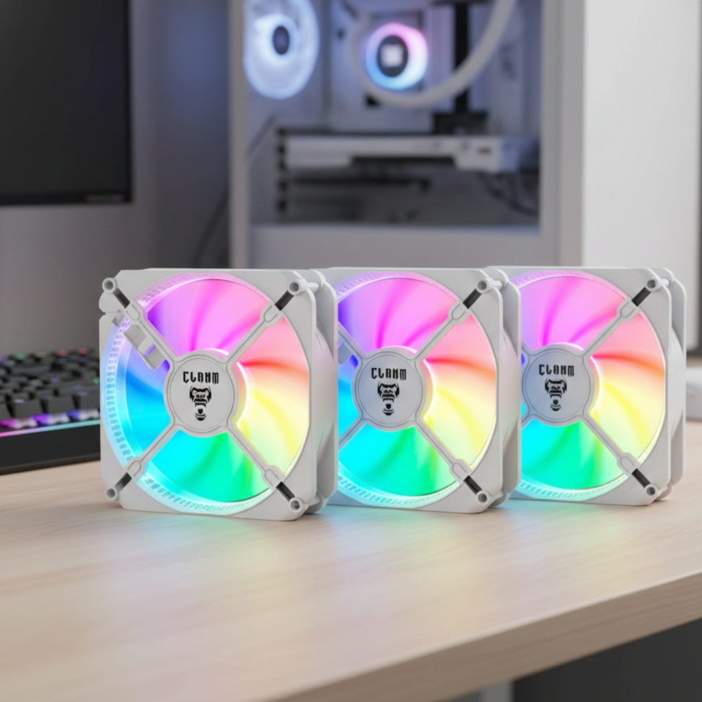 Kit 3 Cooler Fan BRANCO Auster RGB e Tenha Desempenho e Estilo no Seu ...