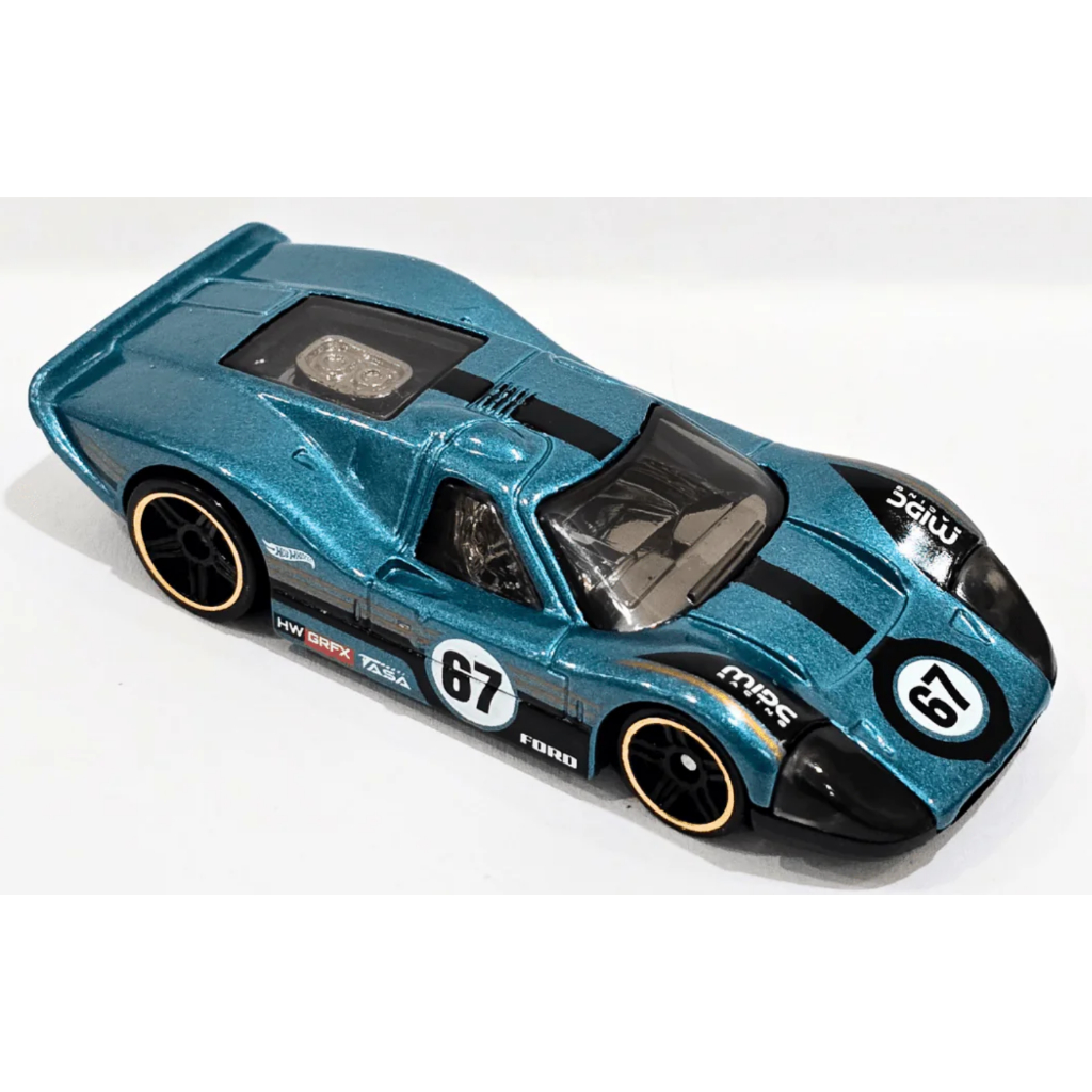 Hot Wheels 1967 Ford GT40 MKIV Verde - Exclusivo 5 Pack "HW Retro ...