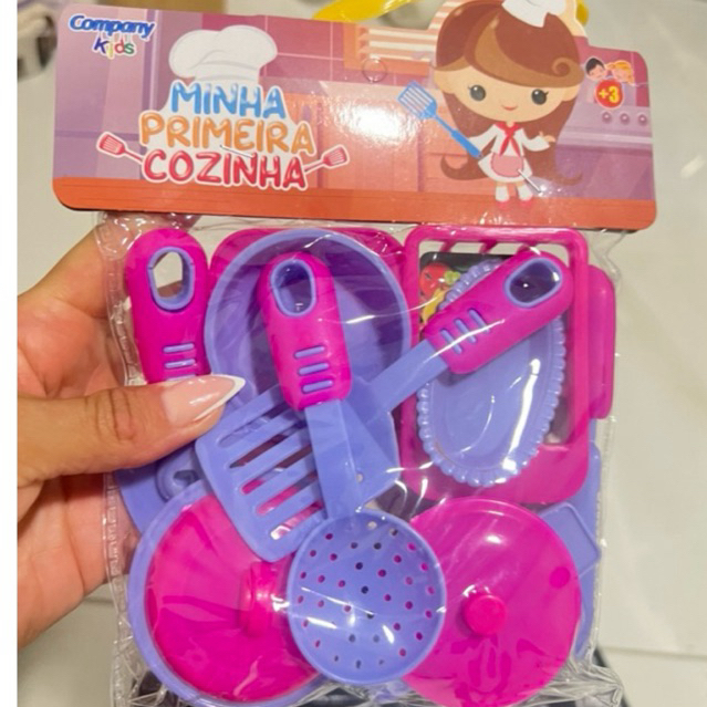 Kit panelinha 12 peças, panelinhas de brincar, kit cozinha pra menina ...