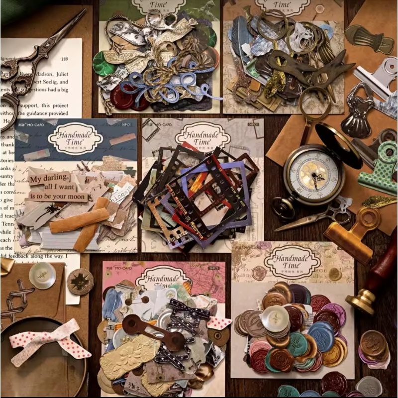 Adesivos Vintage Selos Fotografias para scrapbook/bullet journal (Q10p ...