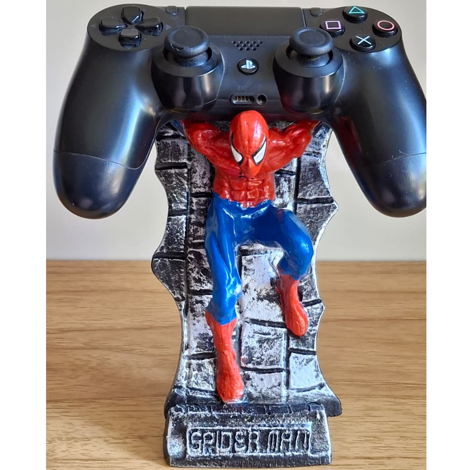 Suporte Controle Vídeo Game Homem Aranha Vingadores Super Herói Marvel ...