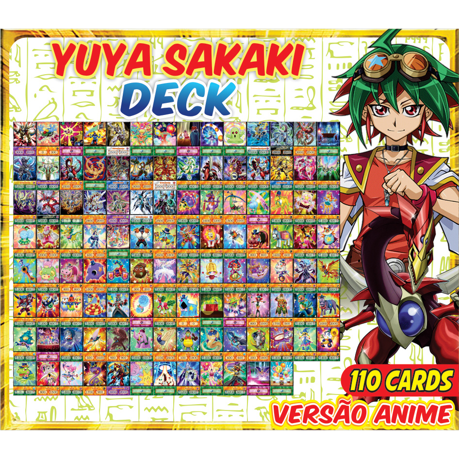Yuya Deck Anime (110 Cards) +18 Raro, Playmat & Deckbox Desmontado ...