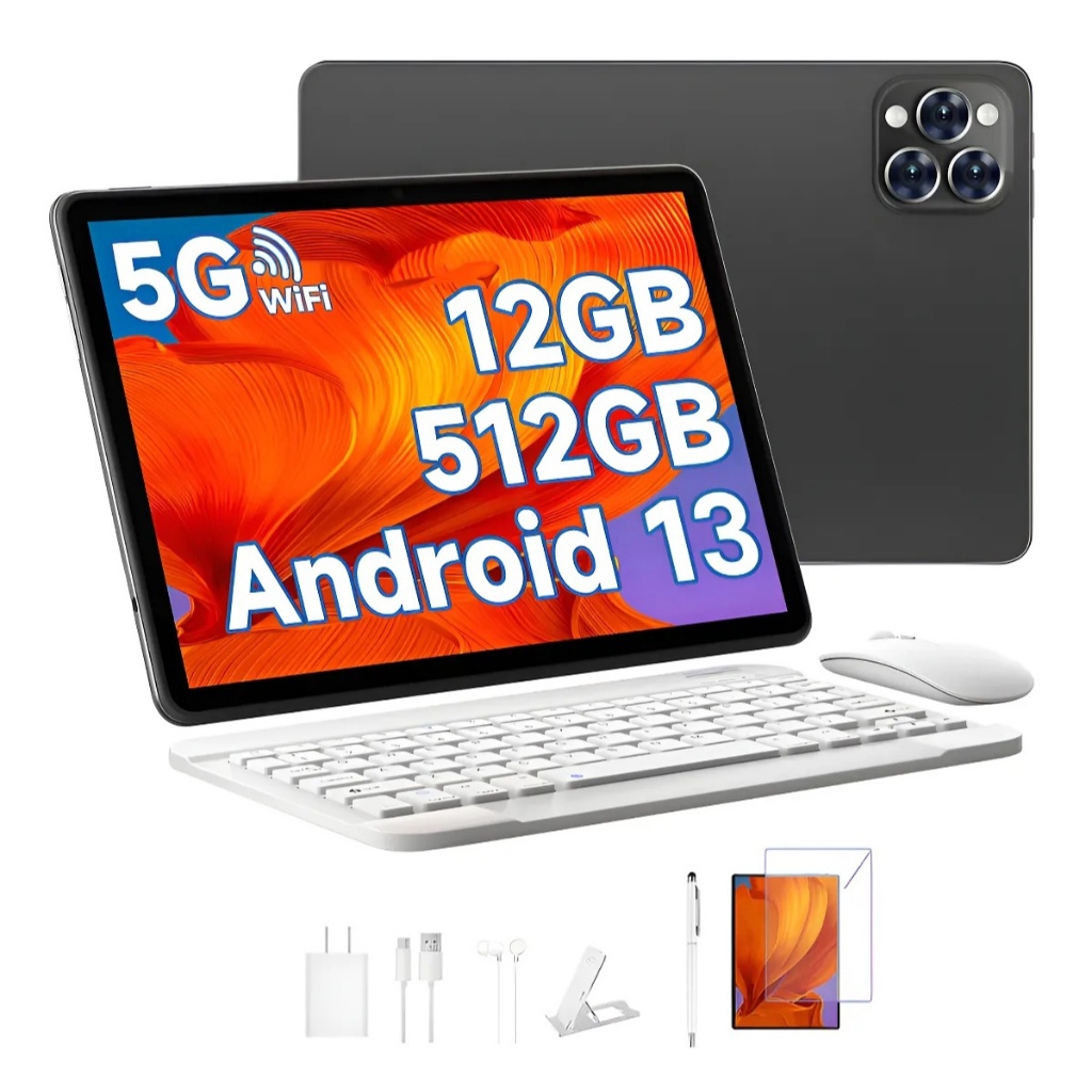 Tablet Hancdon Pro12 11,6 polegadas HD Android 13 RAM 512GB 12GB ...