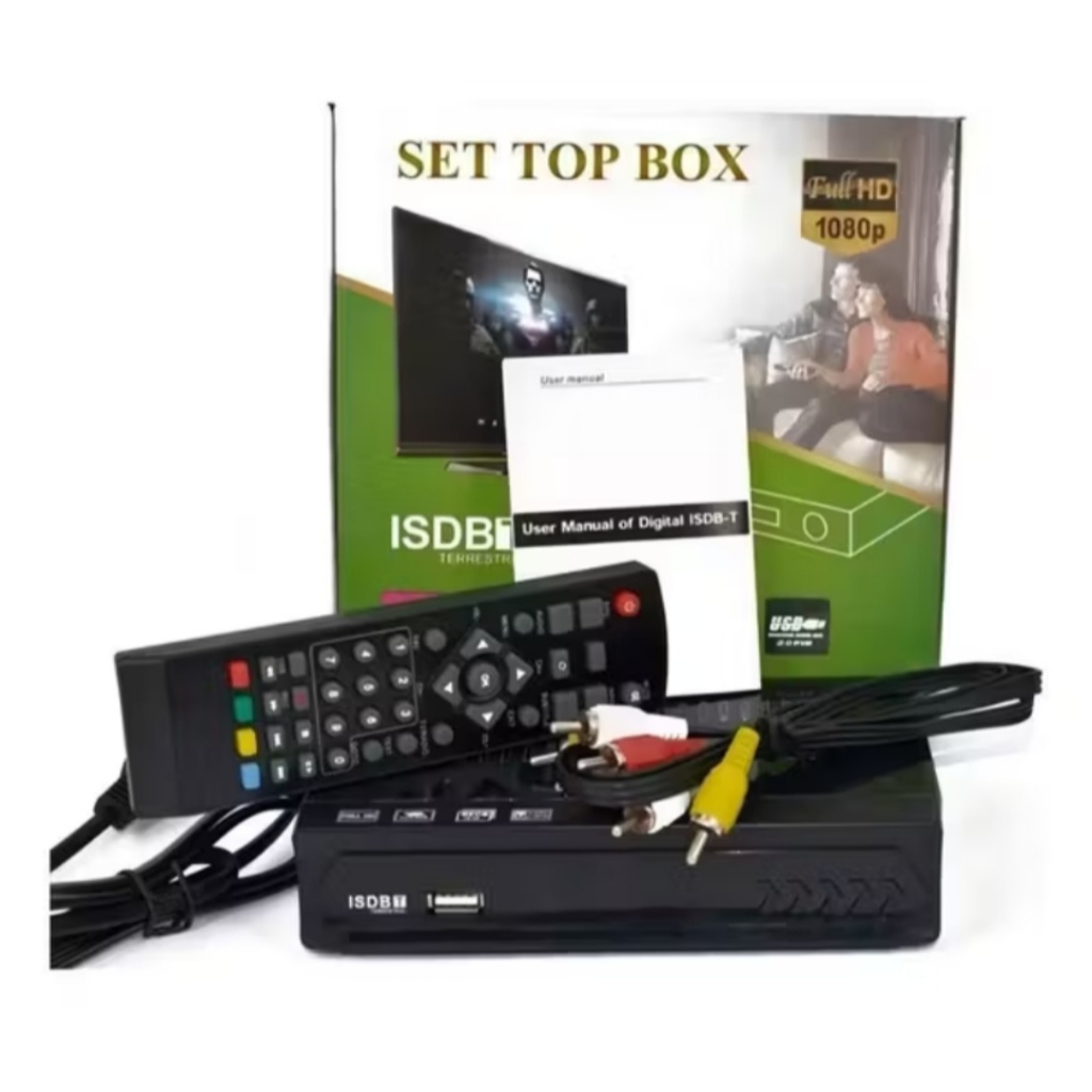 CONVERSOR DE TV DIGITAL SET TOP BOX FULL HD | Shopee Brasil