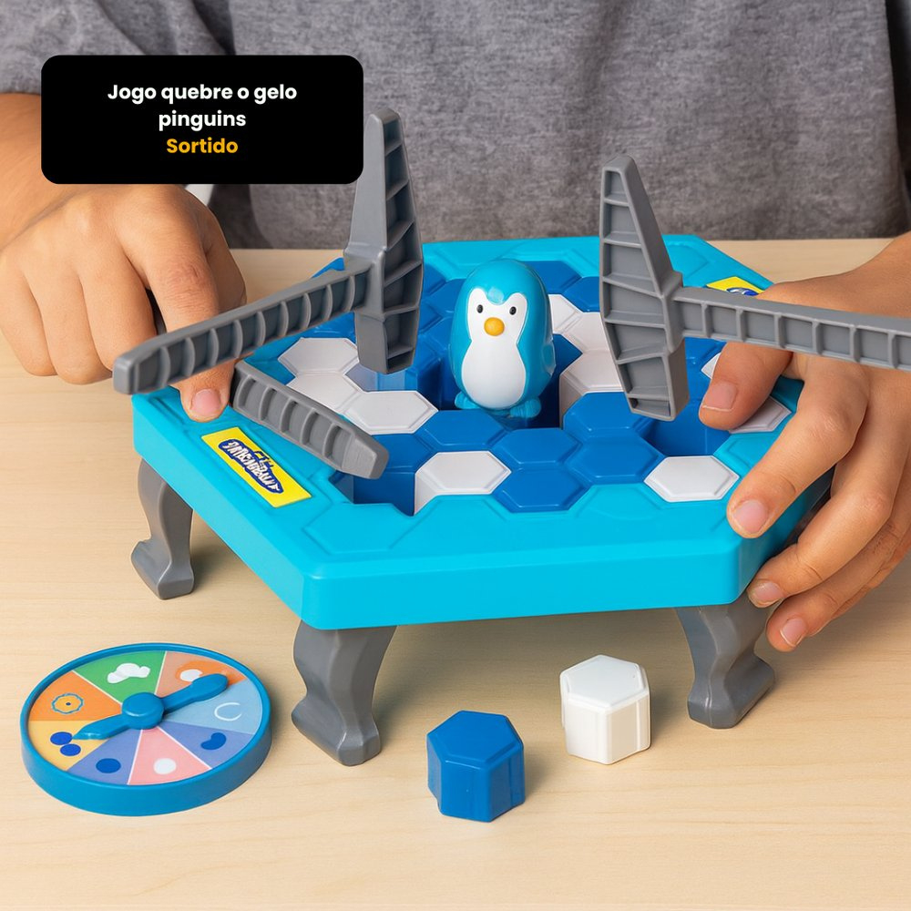 Jogo Pinguim no Gelo - Não derrube o Pinguim | Shopee Brasil