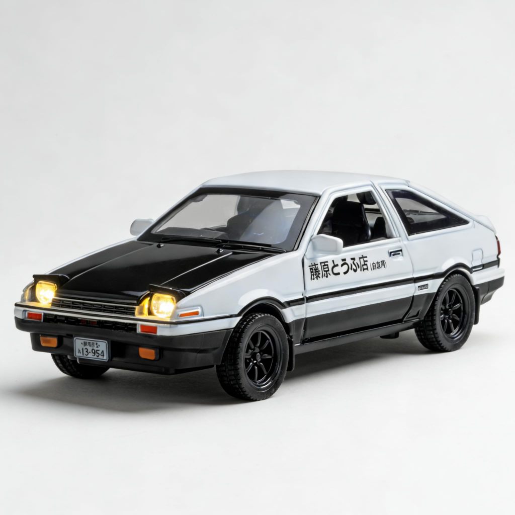 Miniatura Toyota Sprinter Trueno 1:32 AE86 Initial D Takumi Fujiwara ...