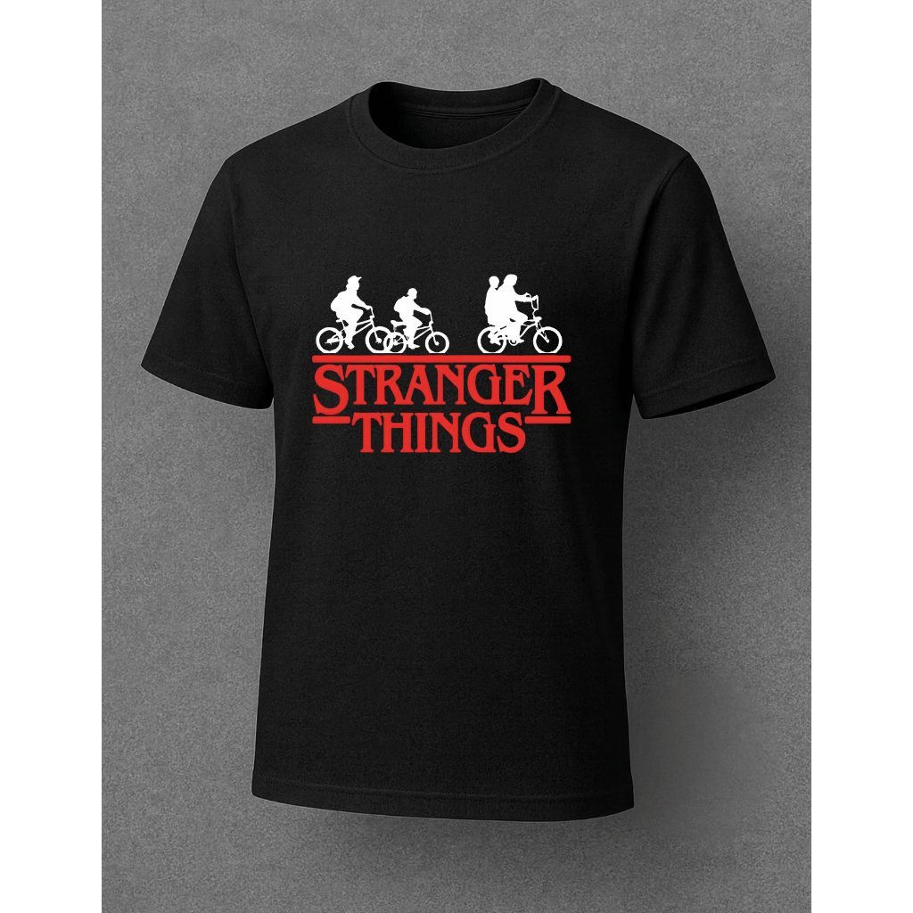 Camiseta Stranger Things Unissex Estampada 100% Algodão Streetwear ...