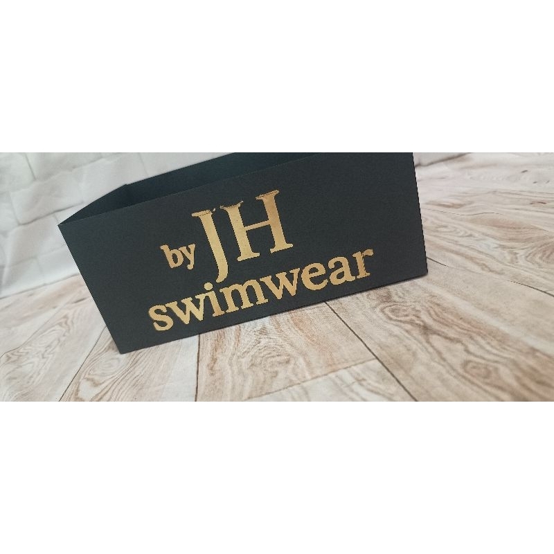 Sacola Personalizada com Aplicação de Letras Douradas e Alça de Cetim ...