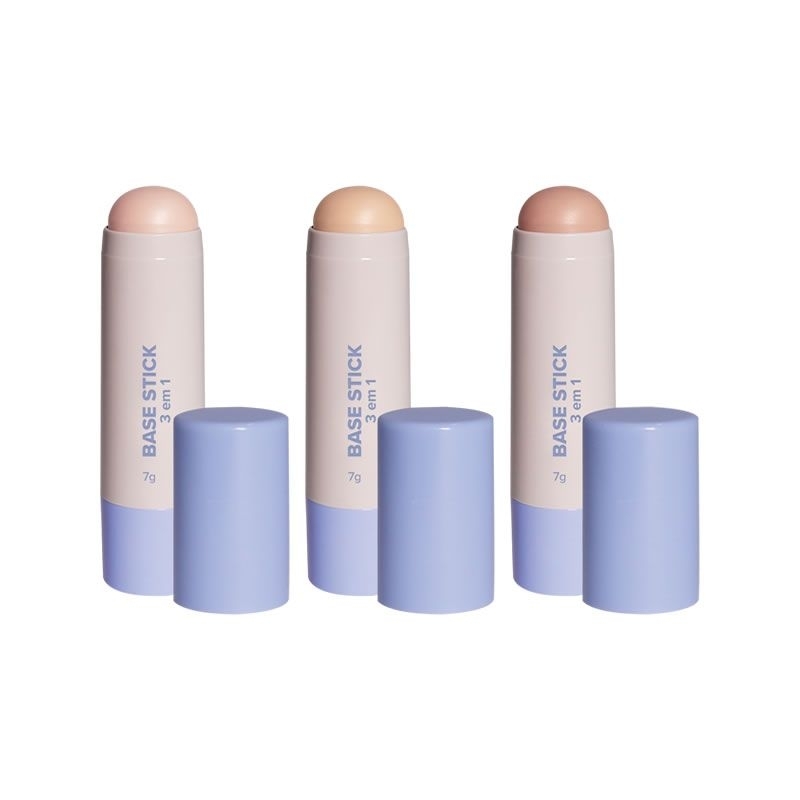 Base Stick 3 em 1 Miss Lary 7g com Hidratação e Controle de Brilho ...