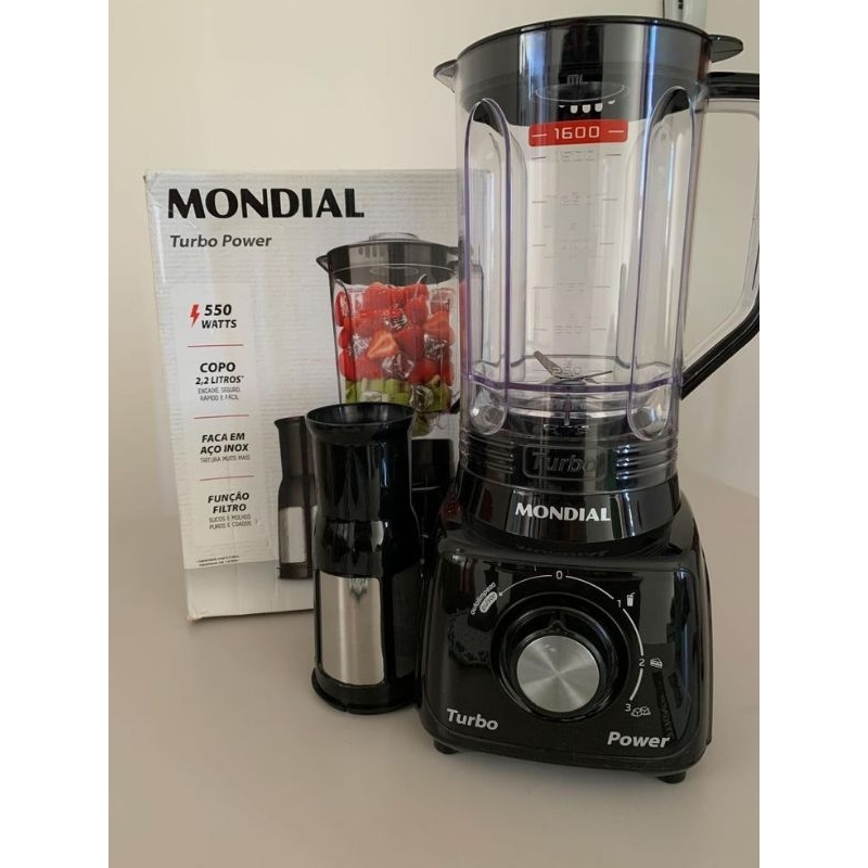 liquidificador Liquidificador Mondial L-1200 BI – 127V | Shopee Brasil