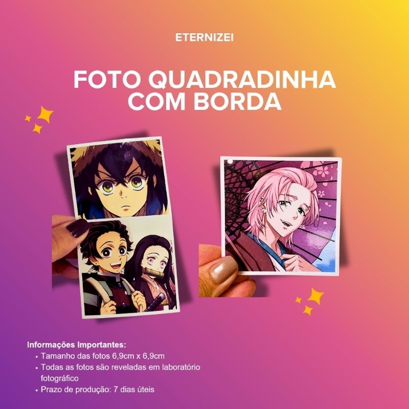 Foto Quadradinha | Revelação de Fotos| Fotos Personalizada | Fãs de ...
