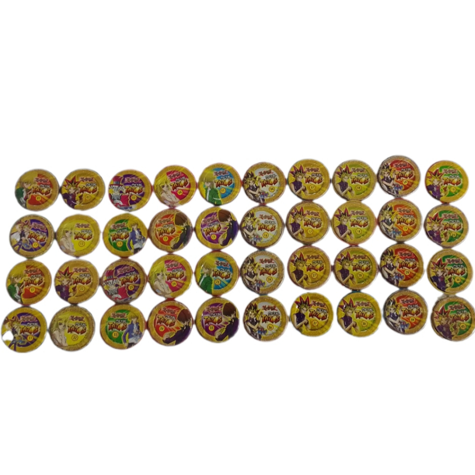 Coleção De Tazos Yu Gi Oh Metal Elma Chips Coleção Completa | Shopee Brasil