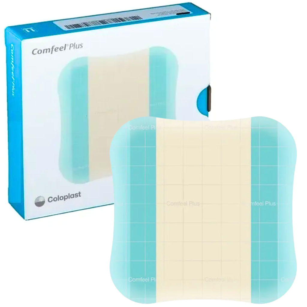 Curativo Placa Hidrocolóide com Alginato Comfeel Plus 10x10cm Coloplast ...