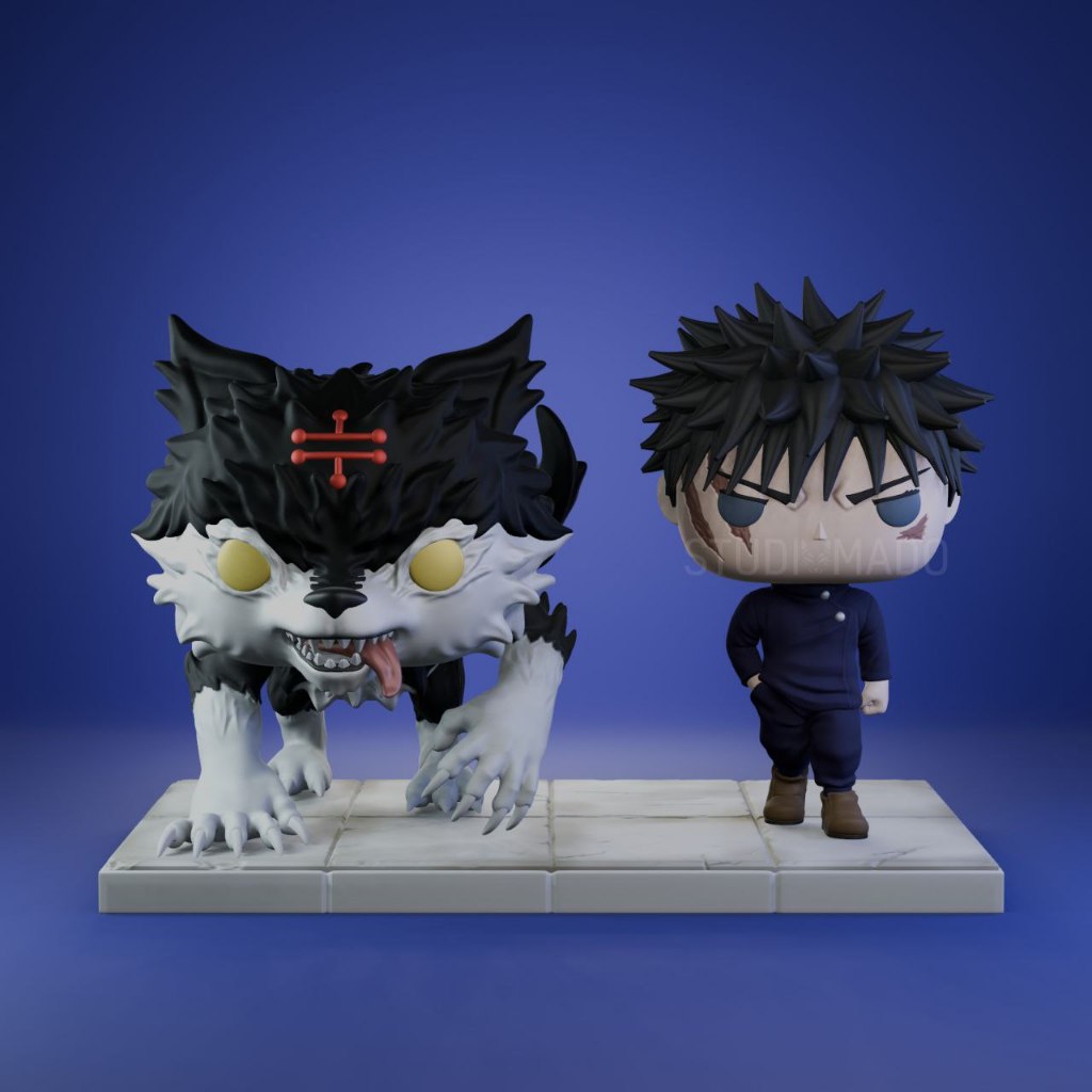 Megumi Fushiguro & Cão Divino – Jujutsu Kaisen | Figure Colecionável em ...