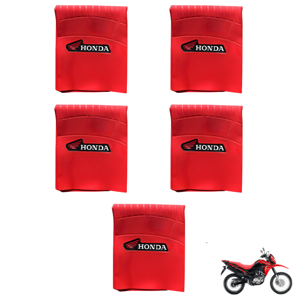 Kit 5 Capas Banco Antiderrapante Emborrachada Moto — Monster Red Bull ...
